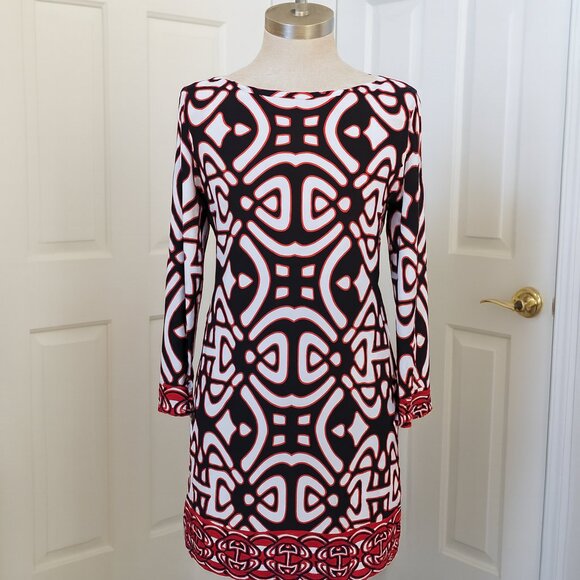 Laundry by Design | Dresses | Laundry By Design Black Red Dress Long ...